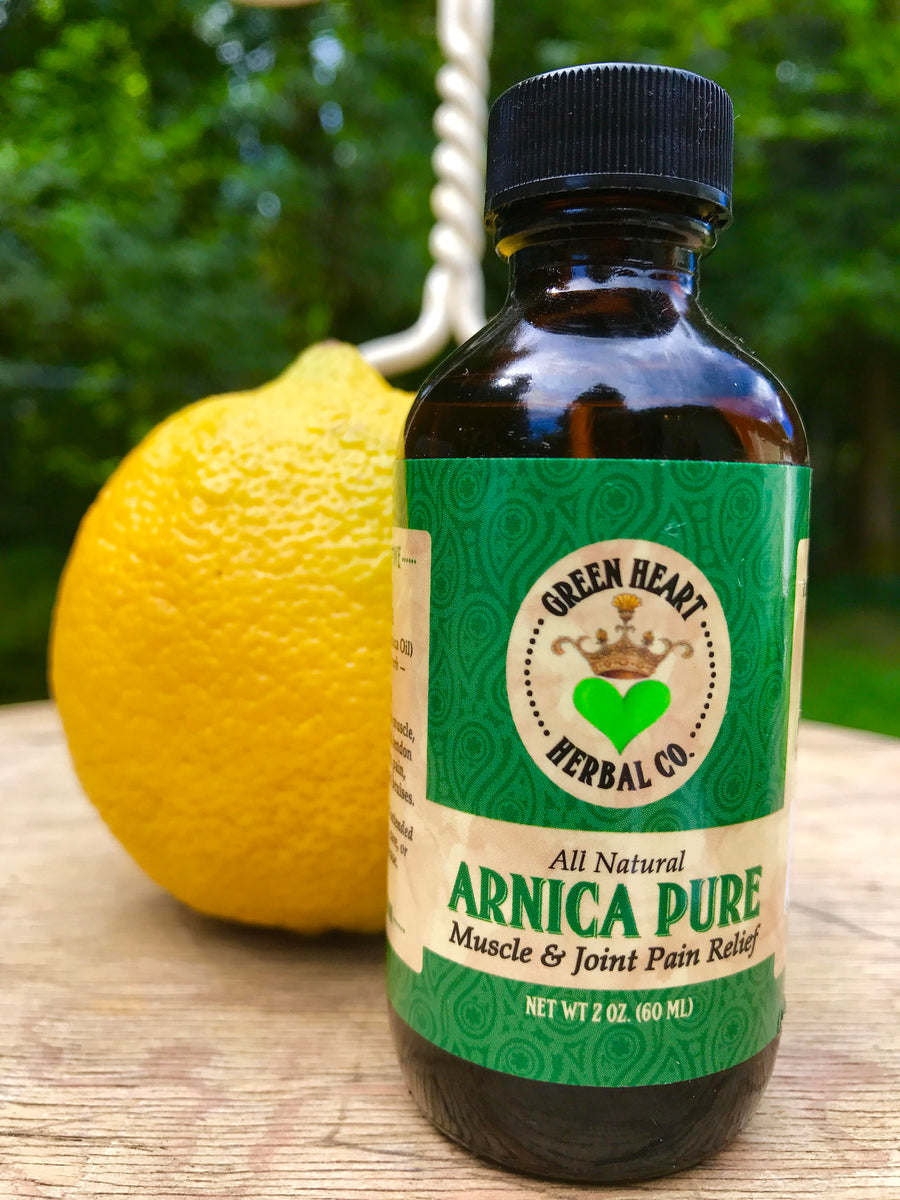 Arnica Oil 2oz – Green Heart Herbal Co.